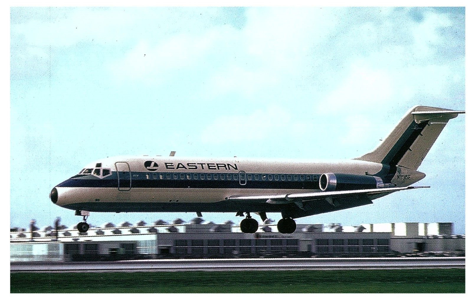 Eastern Airlines Douglas DC9 14 at Miami International in 1967 Airplane ...