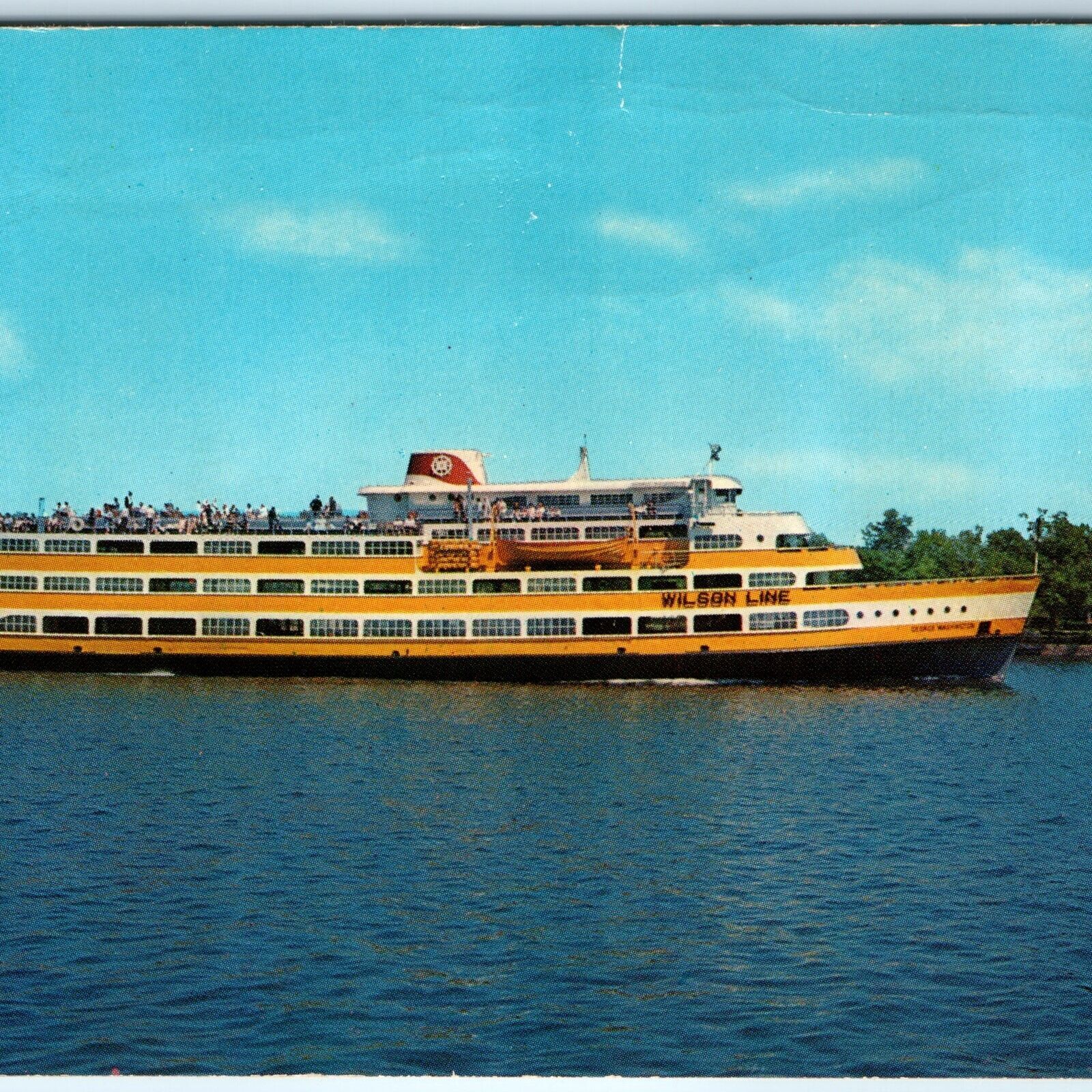 c1960s Washington DC MV George Washington Wilson Line Boat Ship Chrome ...