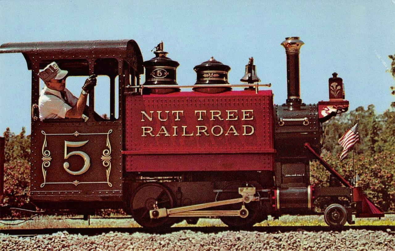 NUT TREE RAILROAD Miniature Train Vacaville, California c1960s Vintage ...