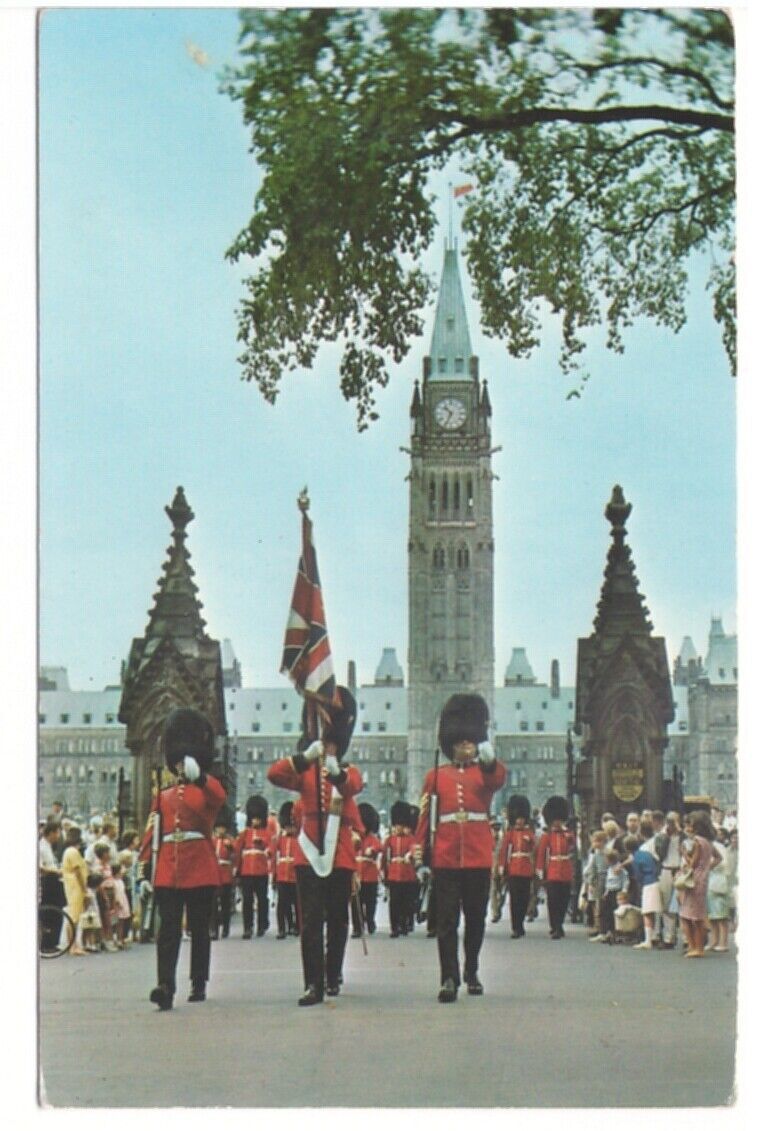Guards Leaving Parliament Hill, Ottawa, Canada, Ontario, Vintage 1964 ...