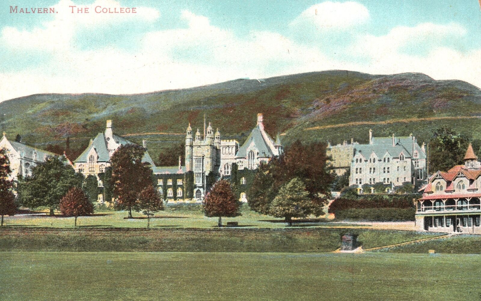 Vintage Postcard Malvern The College School House Building Pennsylvania ...