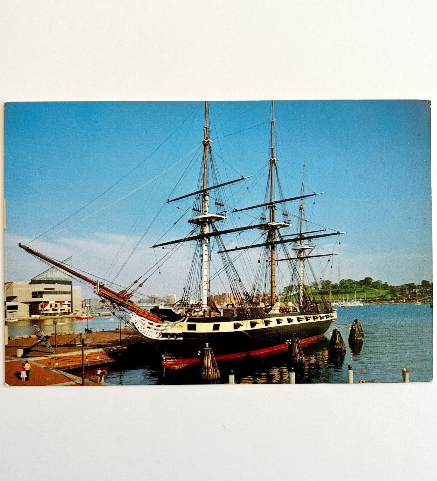 1970s USF Constellation Navy Ship Baltimore Maryland Postcard Large ...
