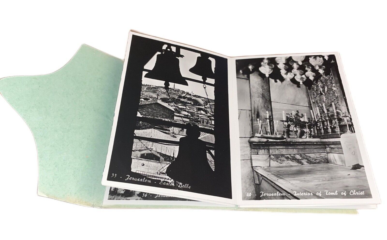 Leporello book folder 12 photo views Jordan Jerusalem old city Holy ...