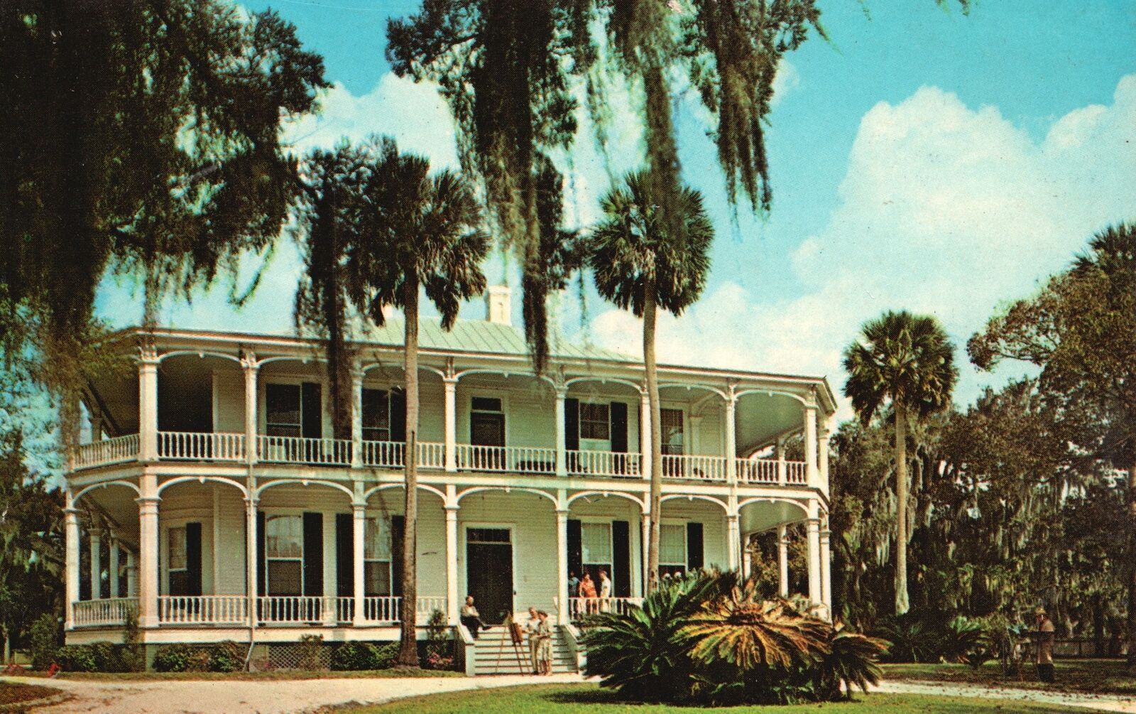 Vintage Postcard DeBary Mansion 100 Year Old Historical Cultural Center ...