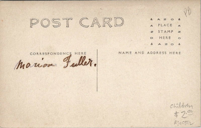 RPPC Sweet Baby In Gown Little Marion Fuller Postcard U9 | Other ...