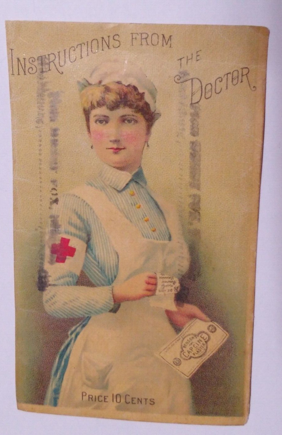 1800s Capcine Plaster Nurse Doctor Medicine Victorian Trade Card ...