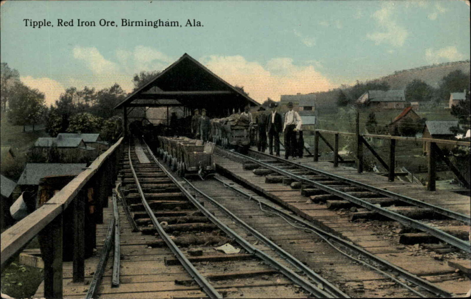 Birmingham Alabama AL Tipple Red Iron Ore Coal Mining c1910 Vintage ...
