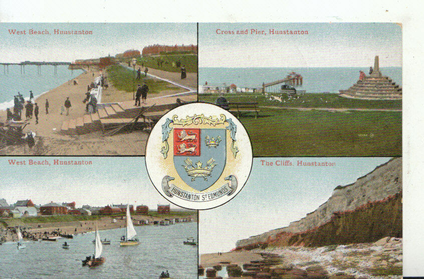 Norfolk Postcard - Views of Hunstanton St Edmunds - Ref 15899A | United ...