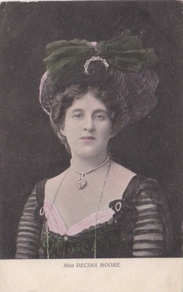 English Singer and Actress Miss Decima Moore 1908 | Other / Unsorted ...
