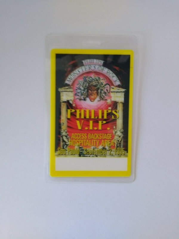 Monsters Of Rock Heavy Metal Music VIP Backstage Pass Ozzy Osbourne ...