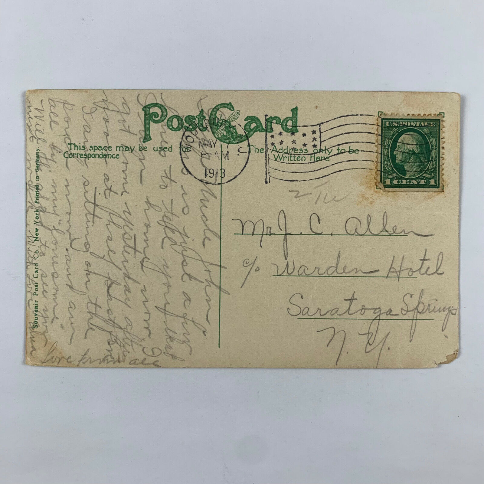 Postcard New Jersey Camden NJ Federal Arch Street Broadway 1913 Posted ...