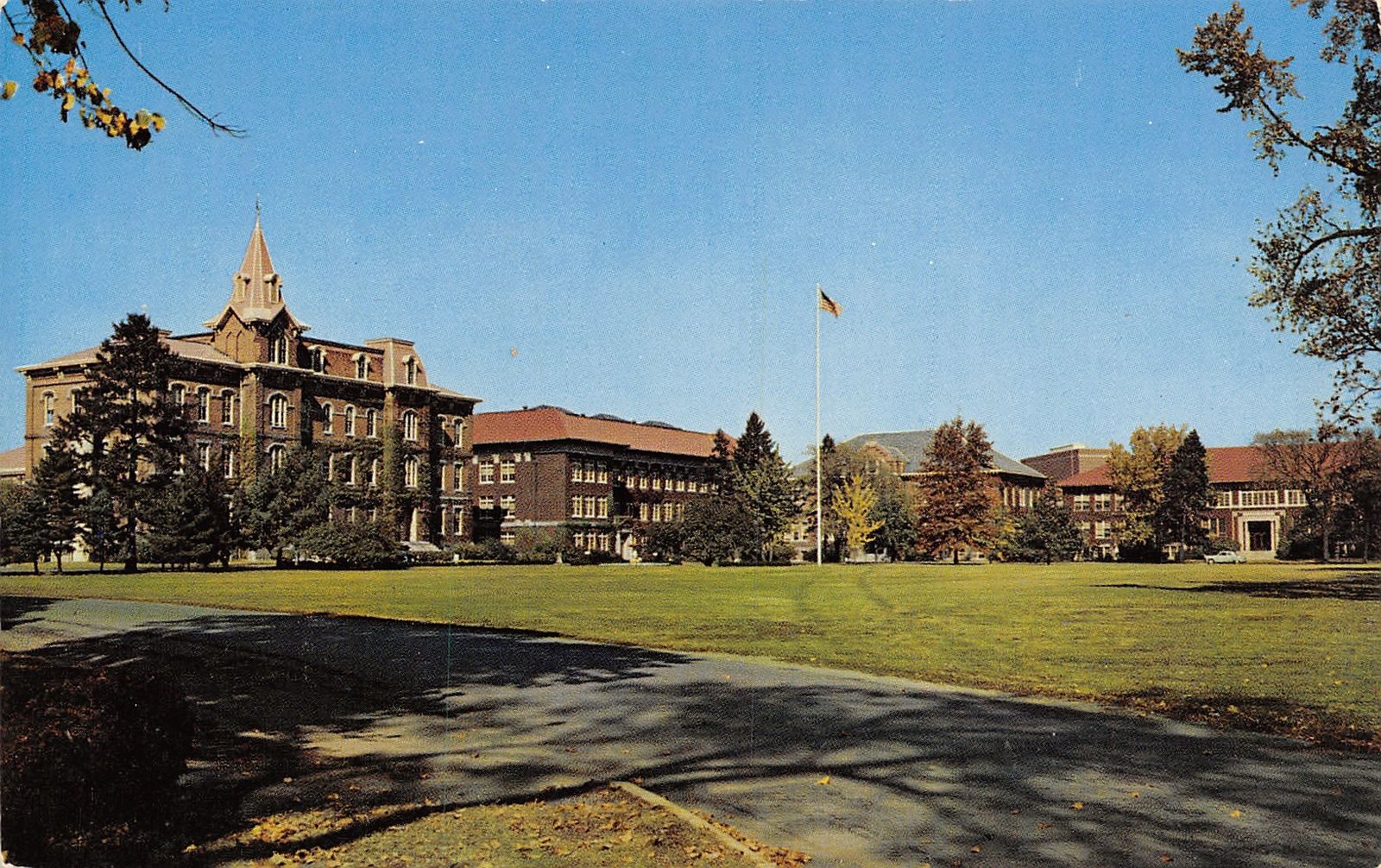 Lafayette IN Historic Oval~University Benefactor John Purdue Burial ...