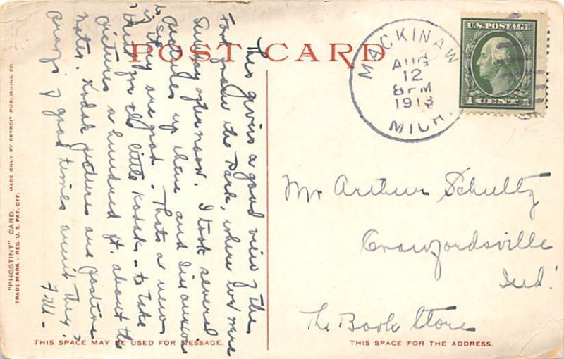 Fort Mackinac Built In 1780 By British - Mackinac Island, Michigan MI ...