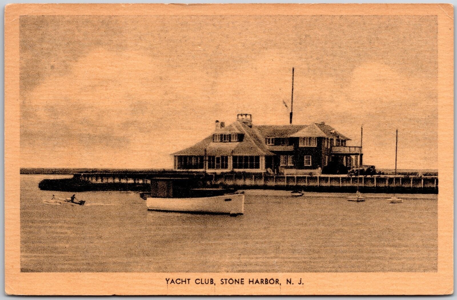 Yacht Club Stone Harbor New Jersey NJ Sail Boat & Boathouse Landmarks ...