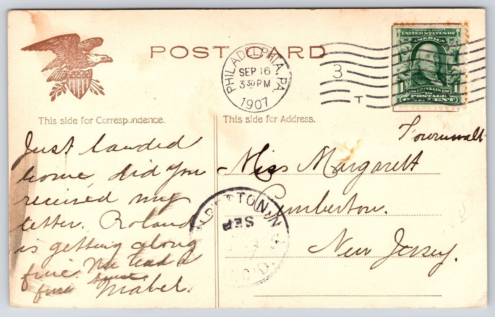 Philadelphia Pennsylvania, 1907 City Hall Street View & Historic, Old ...