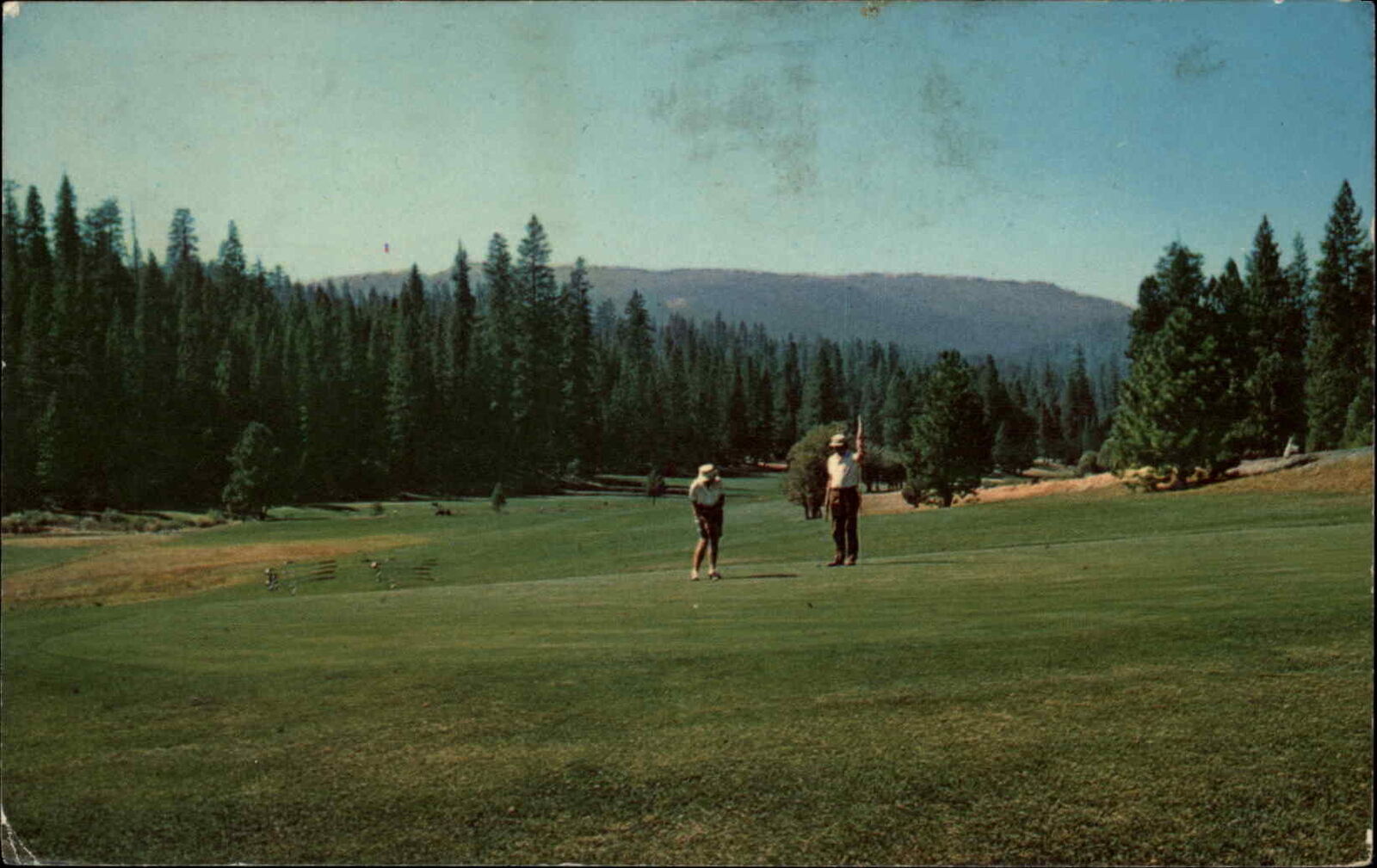 Vintage PC Yosemite Nat'l Park California CA WAWONA GOLF COURSE ...