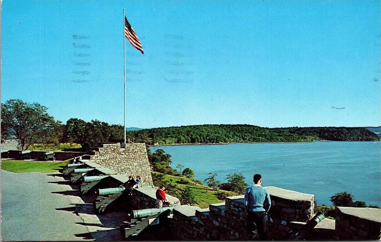 Main Flag Bastion Lake Champlain South Wall Bronze Cannon Independence ...