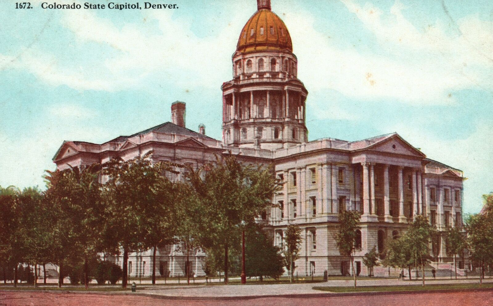 Vintage Postcard State Capitol Building Historical Landmark Denver ...