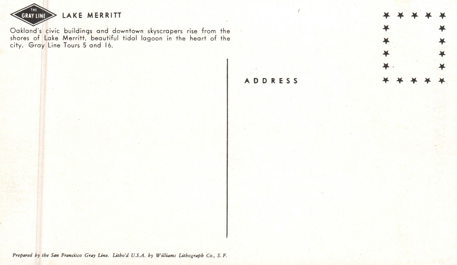 Vintage Postcard Lake Merritt Oakland's Civic Building Downtown ...