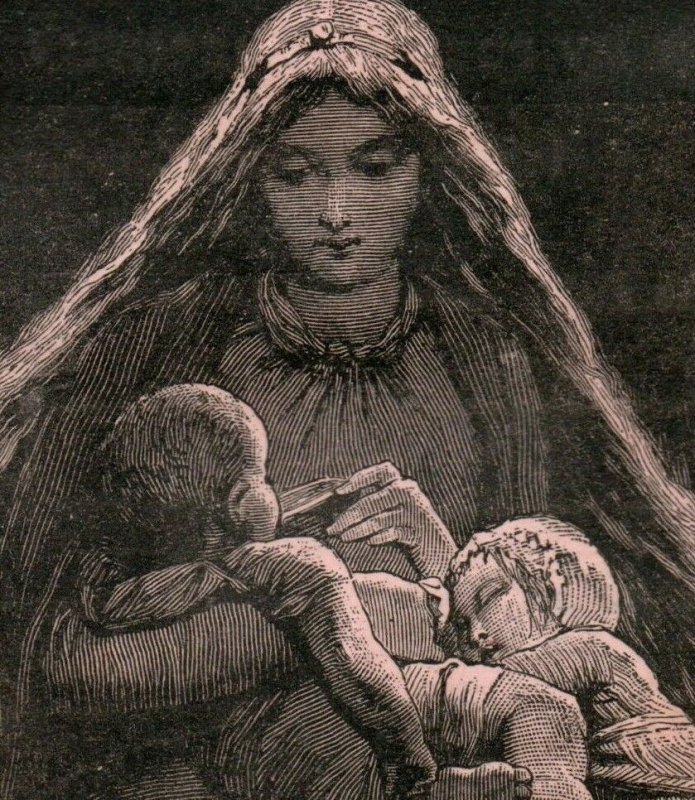 1880s Alice B. Stockham & Co. "The Fairy Milk Well" Identification Card ...