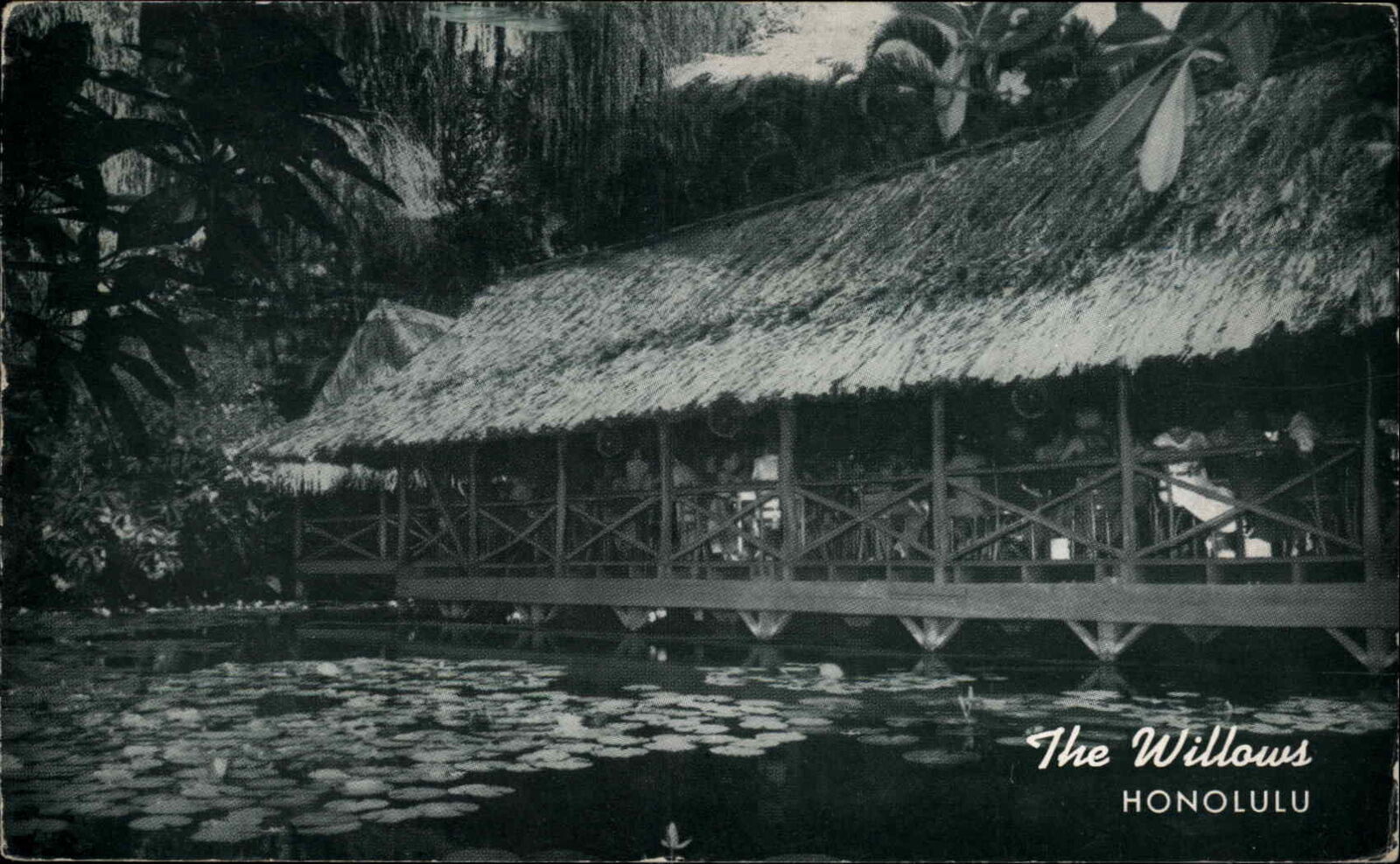 Honolulu Hawaii HI The Willows Restaurant c1950s-60s Postcard | United ...