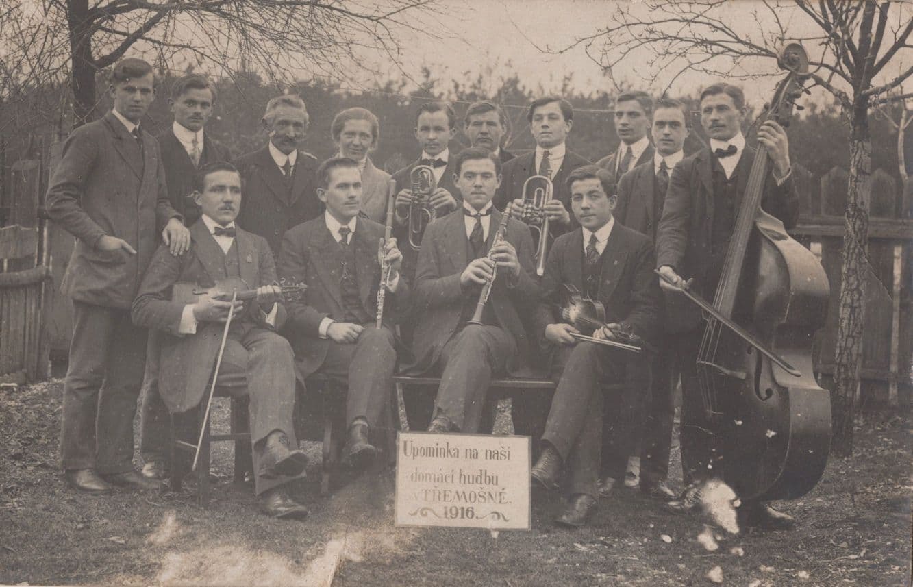 Tremosna Ptzen Czech Republic Military Band WW1 1916 Postcard | Topics ...