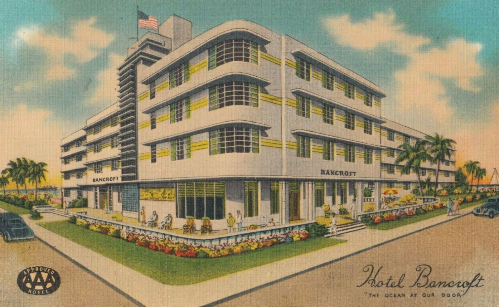 MIAMI BEACH, Florida , 1930-40s ; BANCROFT Hotel | United States ...