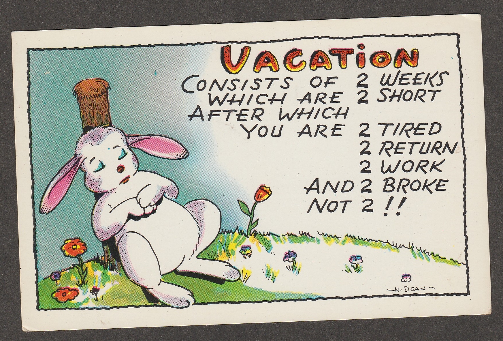 Return From Vacation Cartoons
