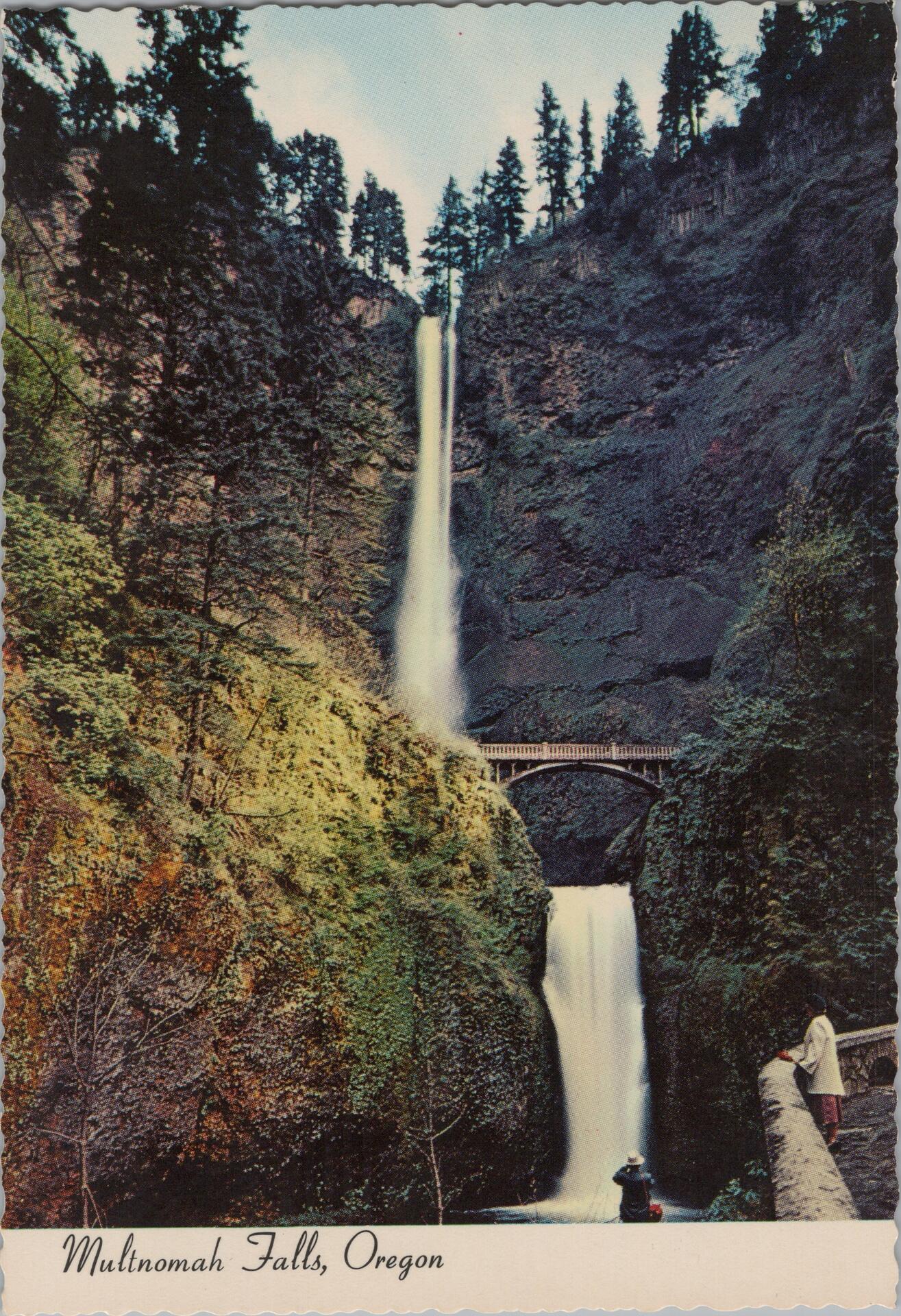 Multnomah Falls, Oregon - The second highest falls in the United States ...