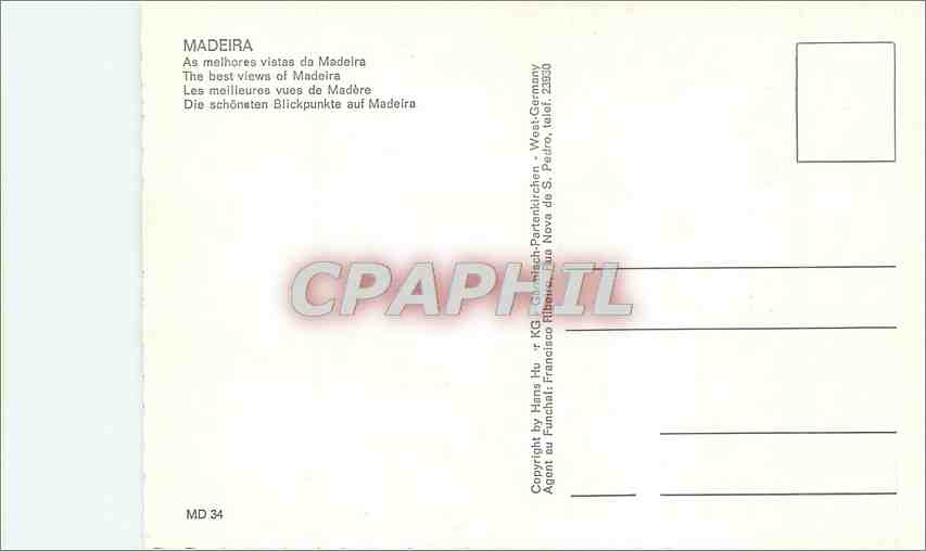 Modern Postcard Madeira the best views of madeira | Africa - Algeria ...