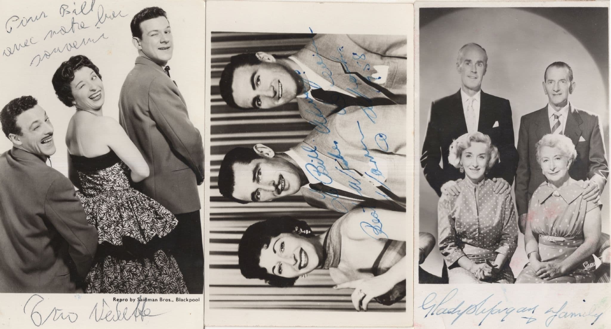 Gladys Morgan Welsh Comedian 1950s Singers Hand Signed Photo s | Topics ...