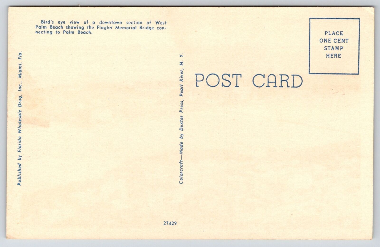 Palm Beaches In Florida FL Aerial View Showing Flagler Memorial Bridge ...