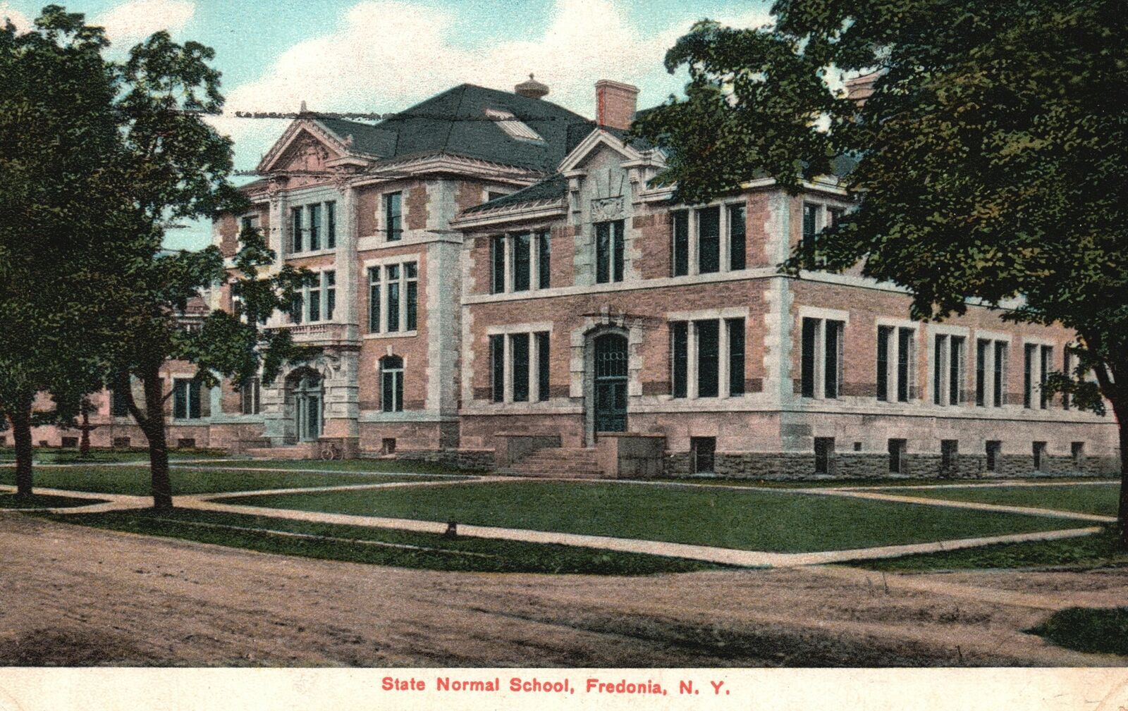 Vintage Postcard 1920's State Normal School Fredonia New York The ...