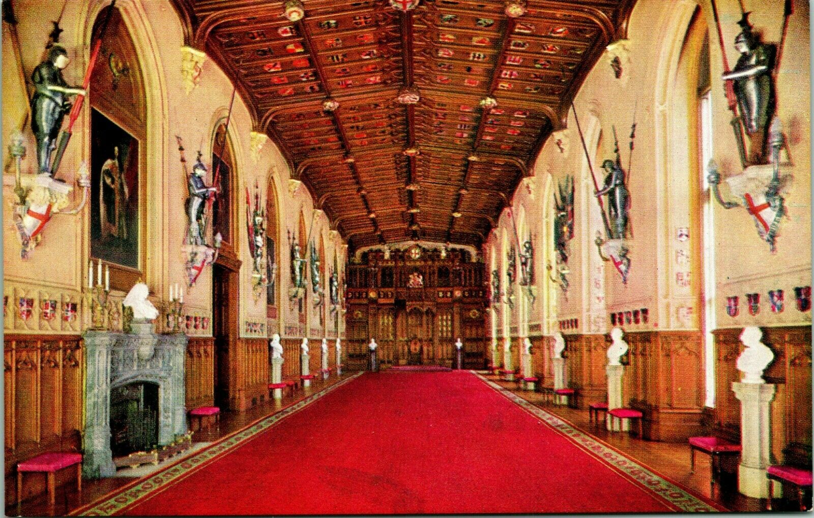 Vtg Postcard Set Tuck's State Apartments: Windsor Castle Set C w Orig ...