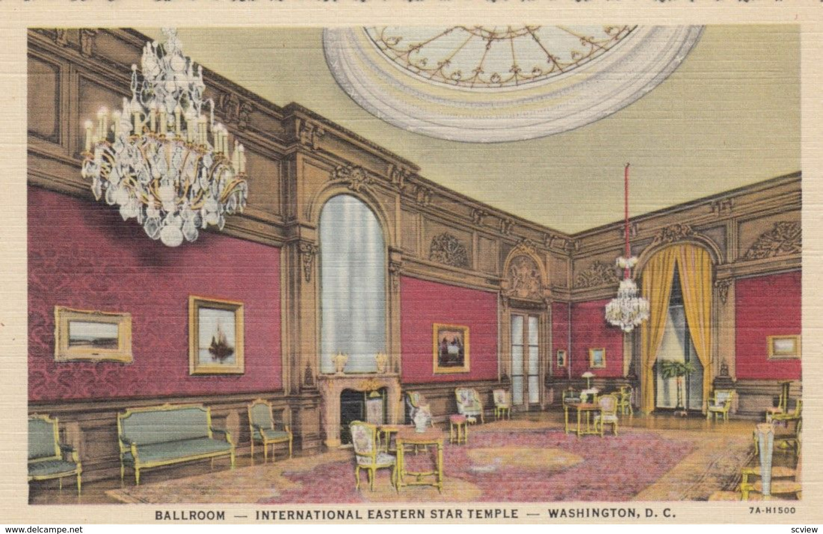 WASHINGTON DC, 1930-40s; Ballroom - International Eastern Star Temple ...