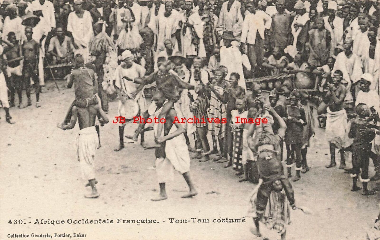 Afrique Occidentale Francaise, French West Africa, Tam-Tam Costume ...