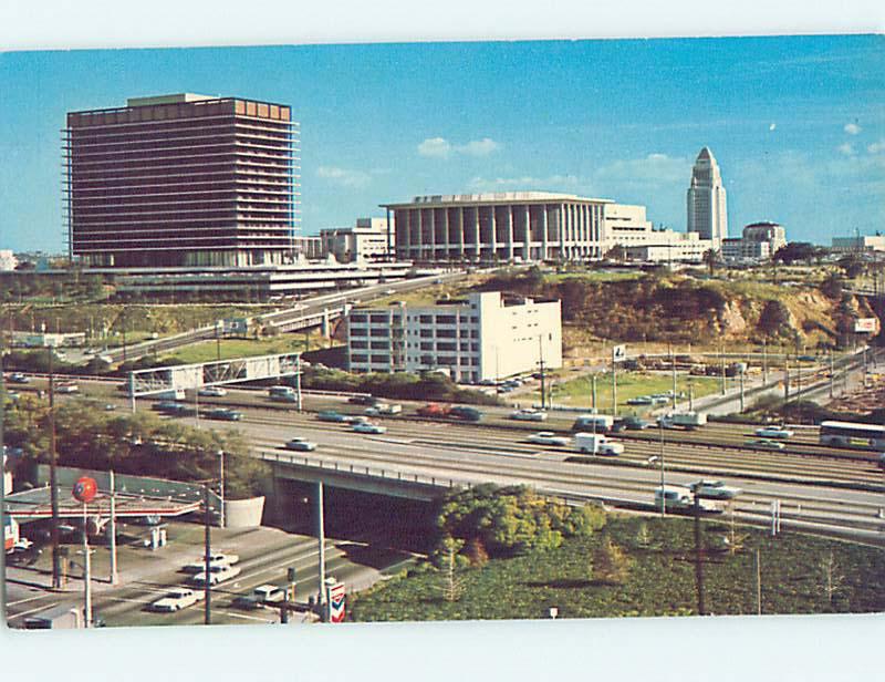 Chevron & 76 Gas Station Beside Expressway Los Angeles California CA ...