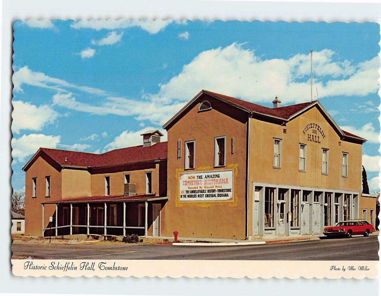 Postcard Historic Schieffelin Hall Tombstone Arizona USA | United ...