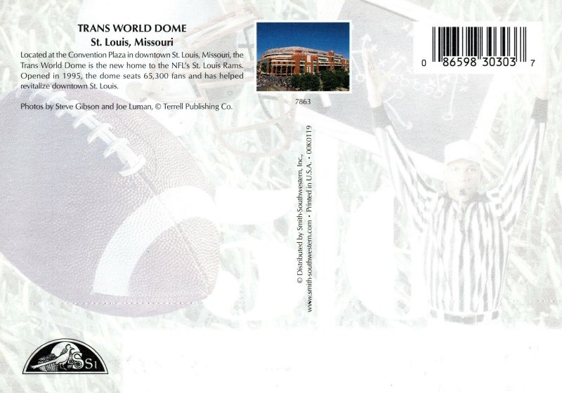 Vintage Continental Size Postcard Trans World Dome ST. Louis Missouri ...
