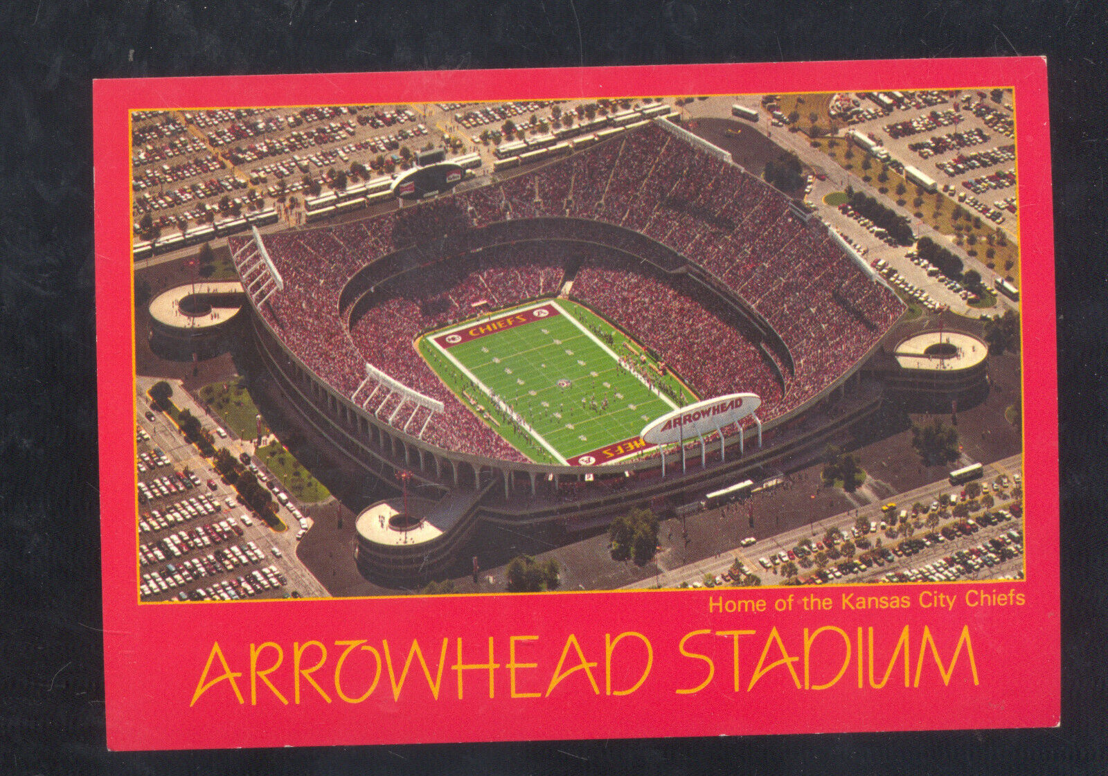 Kansas City Chiefs Arrowhead Stadium Football Stadium Game Postcard ...