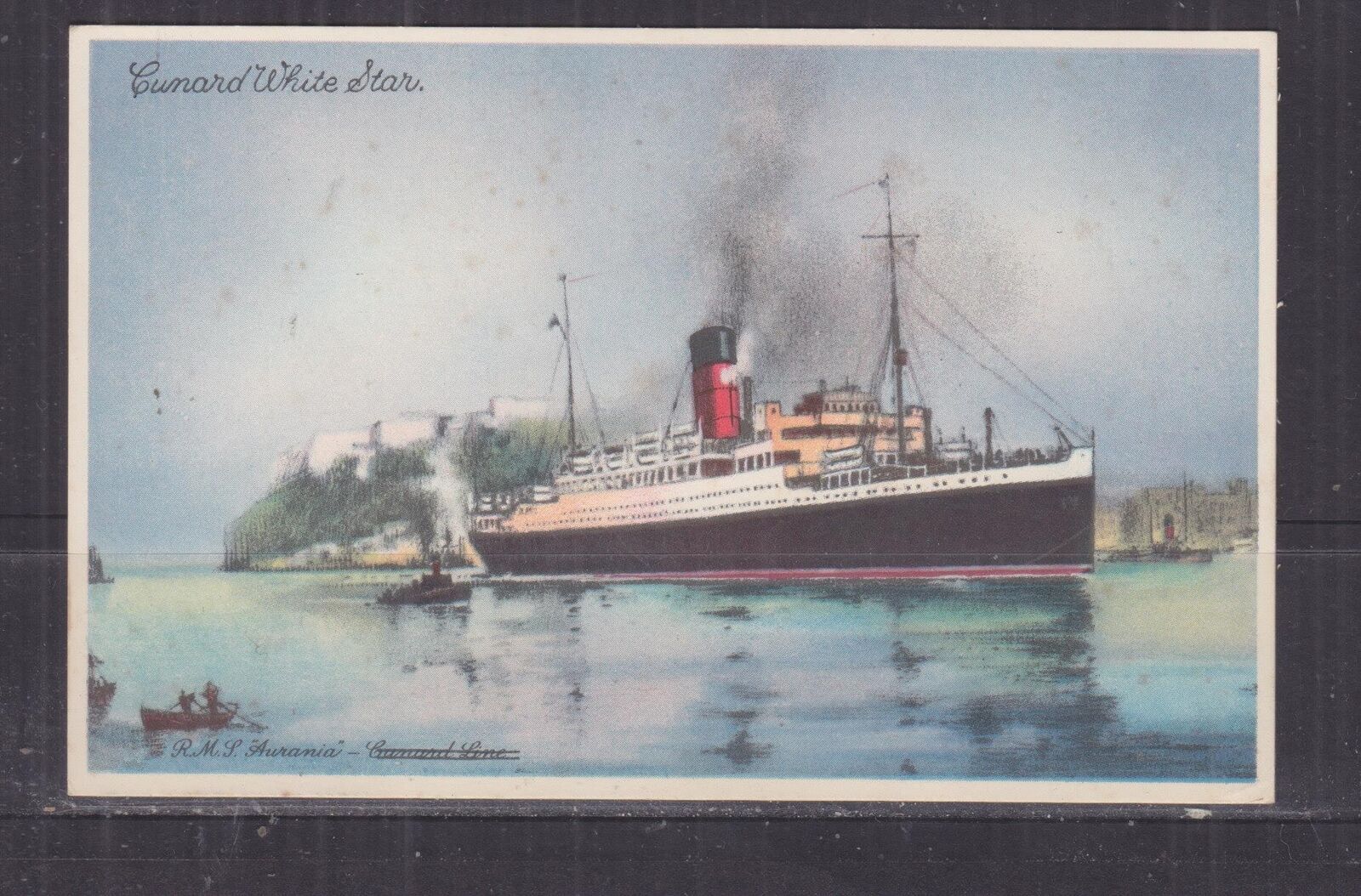 " RMS AURANIA '', CUNARD WHITE STAR LINE, c1930 ppc., unused. | Other ...
