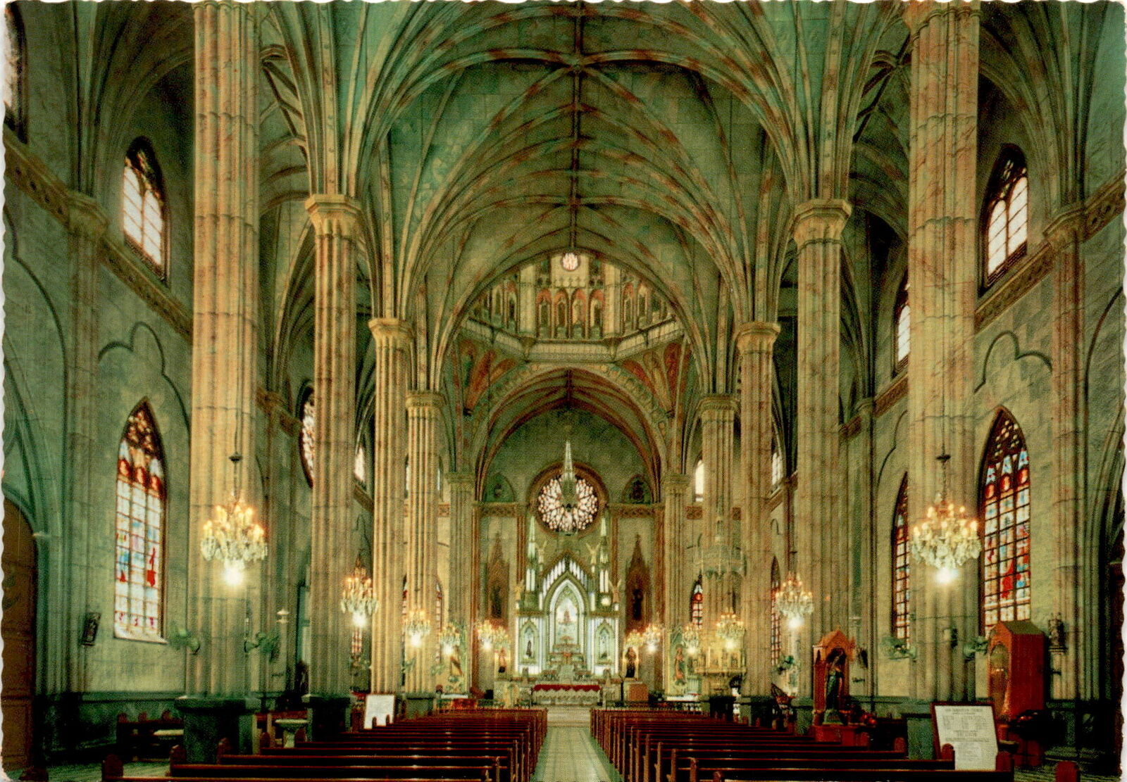 San Sebastian Church, Manila, Philippines, English Gothic Postcard ...