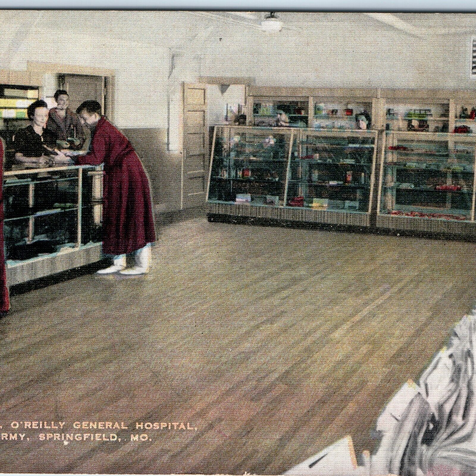 c1940s Springfield, MO US Army Post Exchange Hospital Patients Base ...