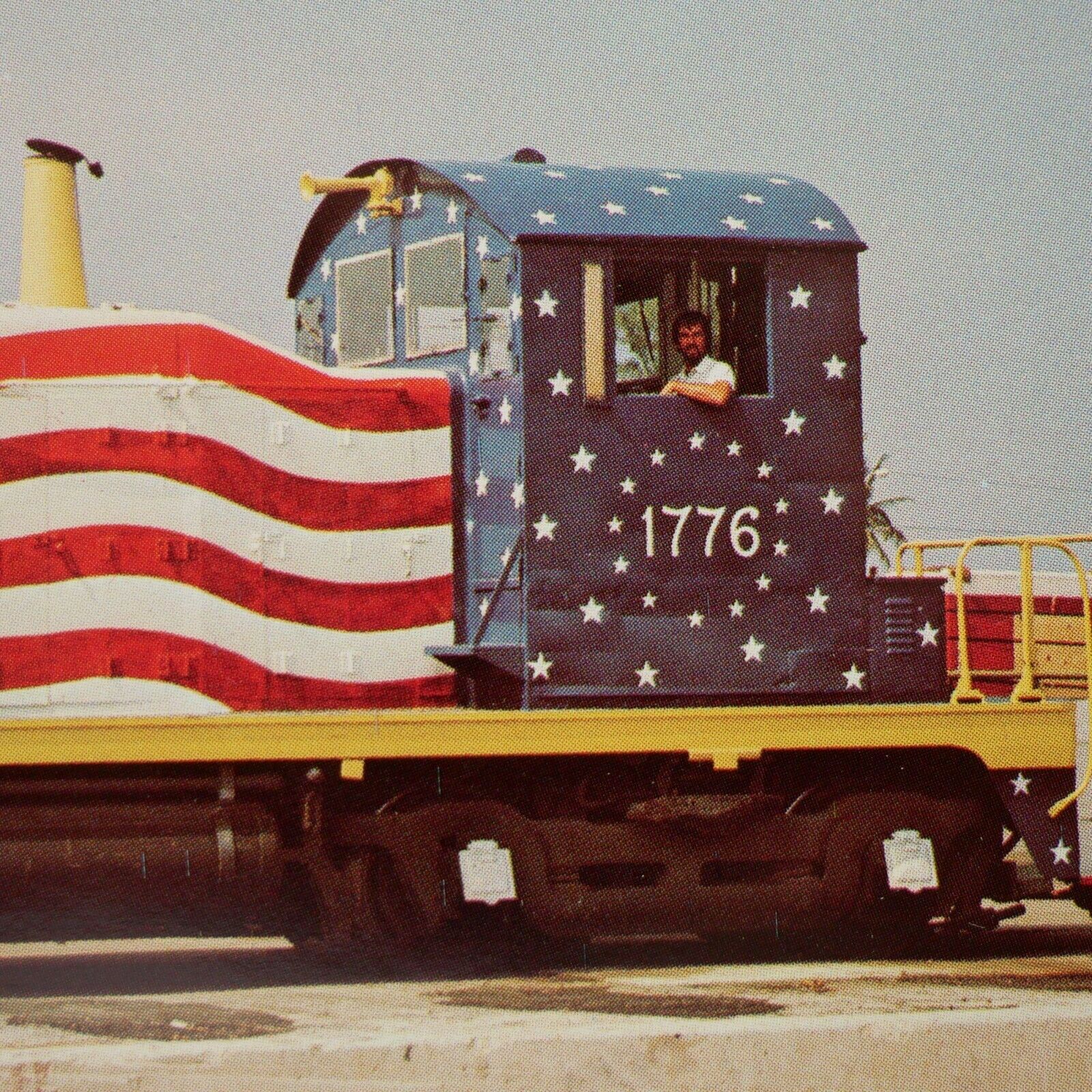 Port of Palm Beach 1776 "Star-Spangled Switcher" Train Engine Vintage ...