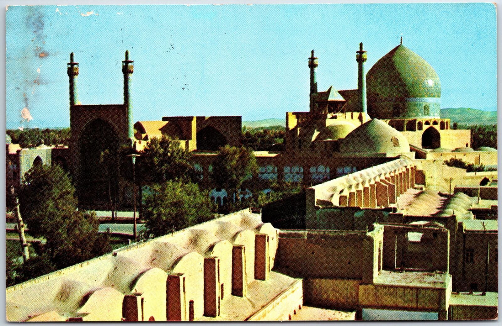 Vintage Postcard View of the Persian Mosques of Isfahan on PAN American ...