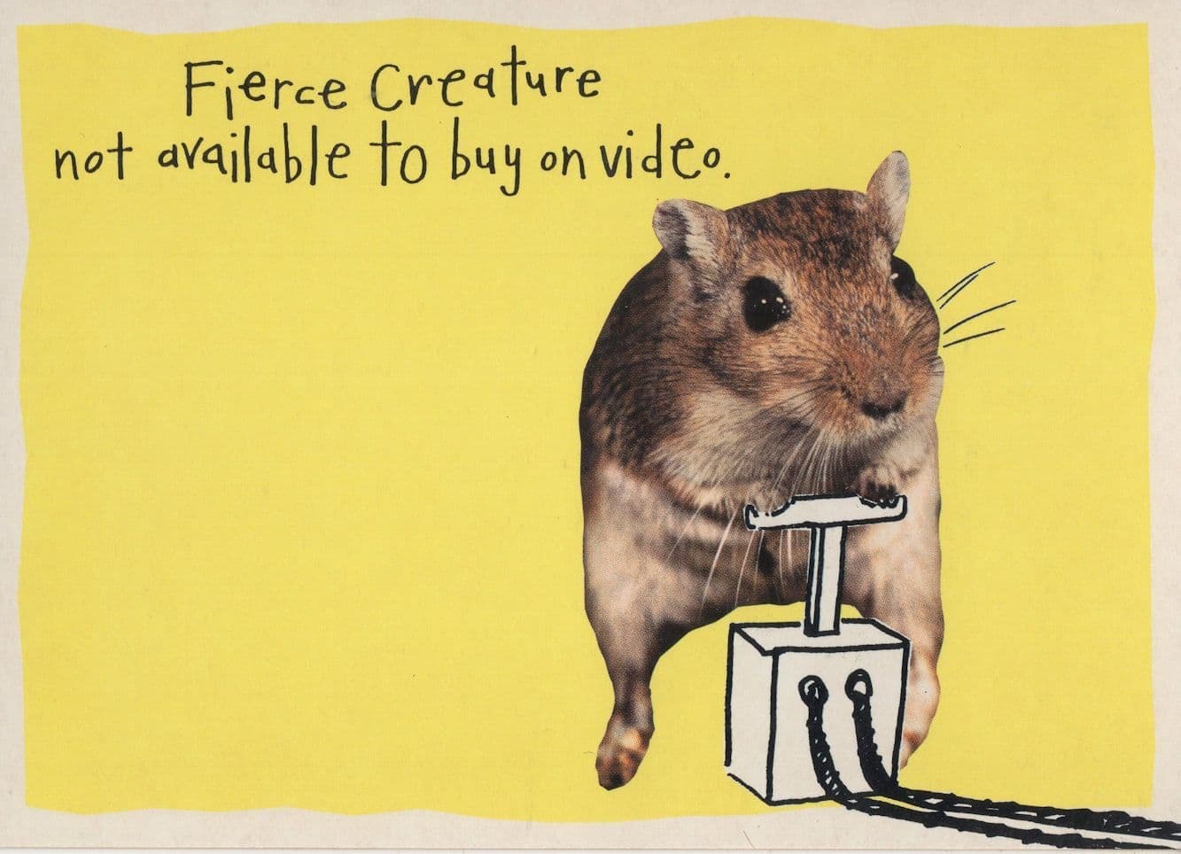 John Cleese Fawlty Towers Fierce Creature VHS Video Postcard | Topics ...