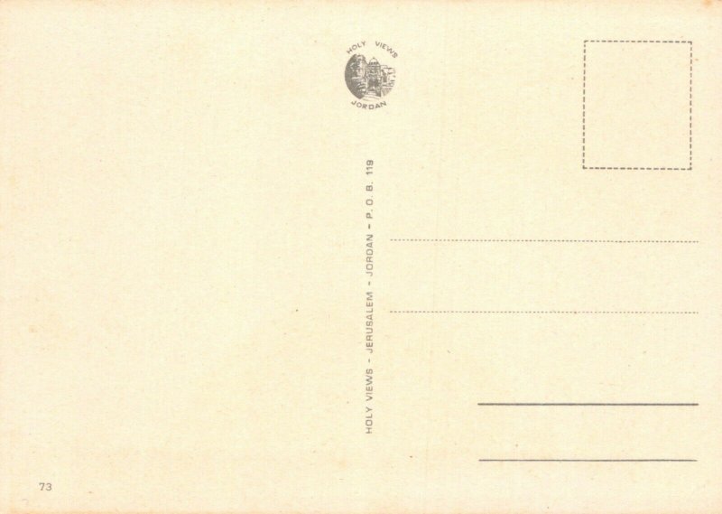 Middle East Postcard - Views of Jerusalem, Jordan RRR110 | Asia ...