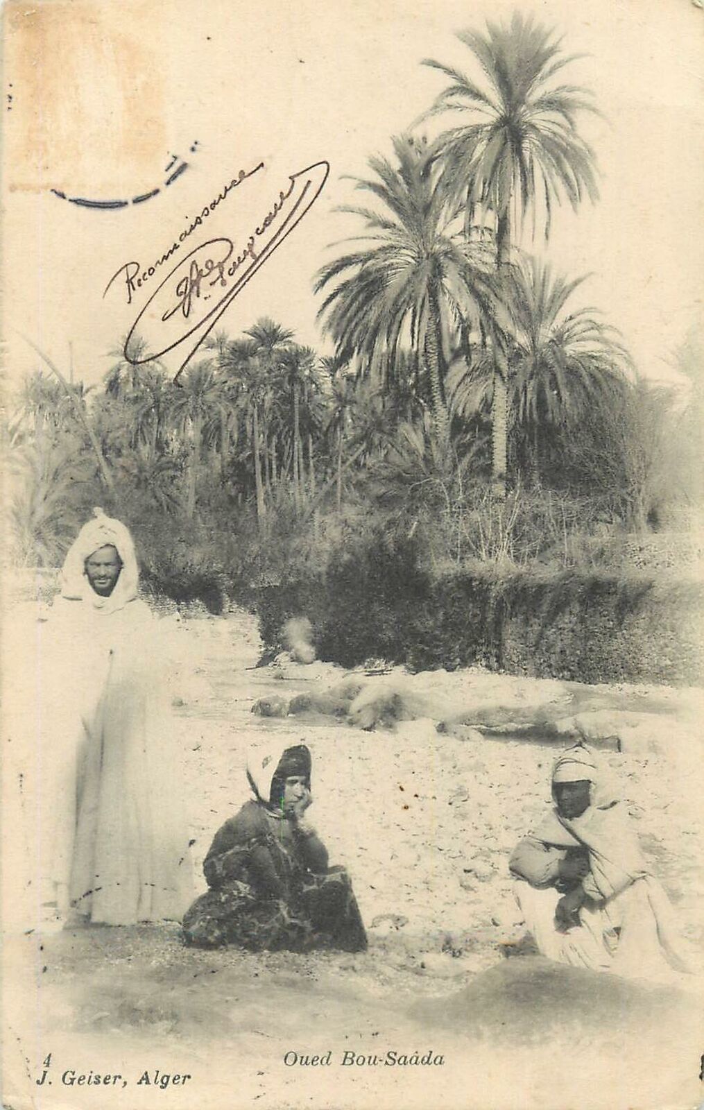 Algeria postcard Bou Saada ethnic types and scenes | Africa - Algeria ...