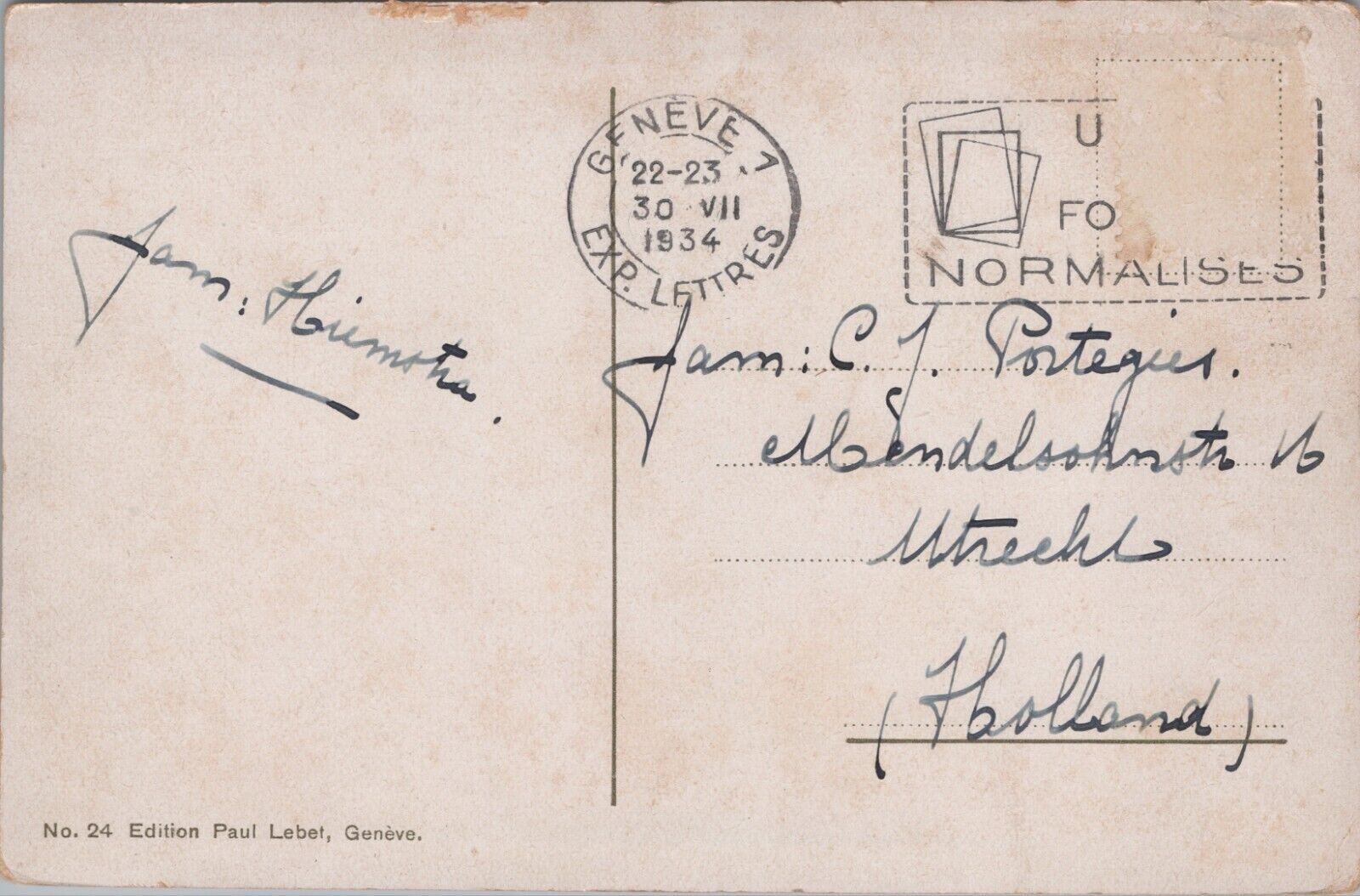 Switzerland Geneve Pont du Mont Blanc et Quai Geneva Vintage Postcard ...