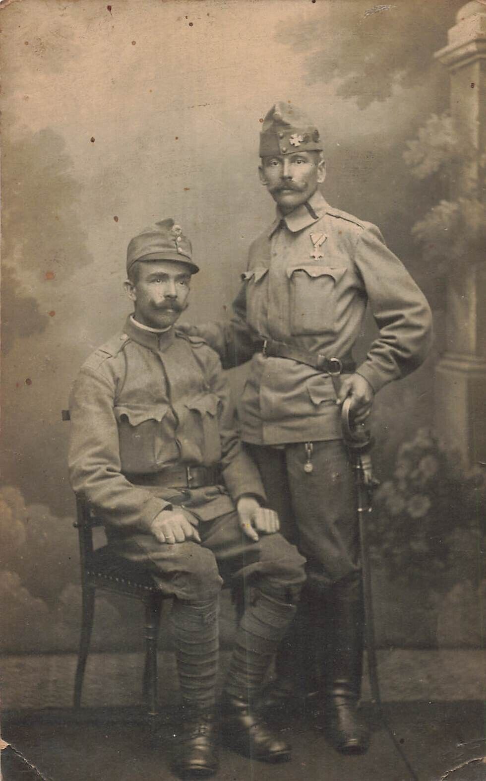 Hungary-Ww1 Hungarian Military Soldiers~ Photo Postcard | Europe ...
